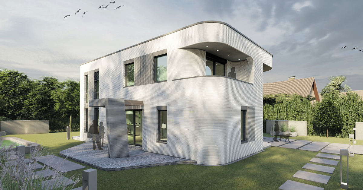 Germany’s first 3D-printed house