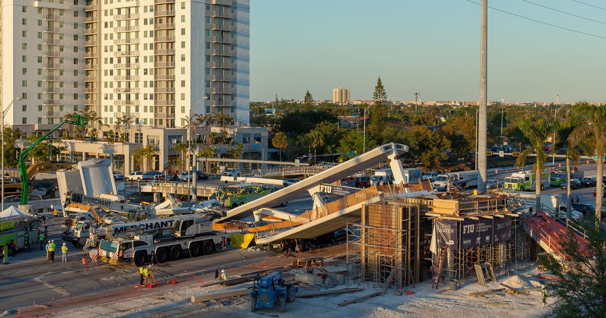 Florida Bridge collapse onto live highway: lessons learned