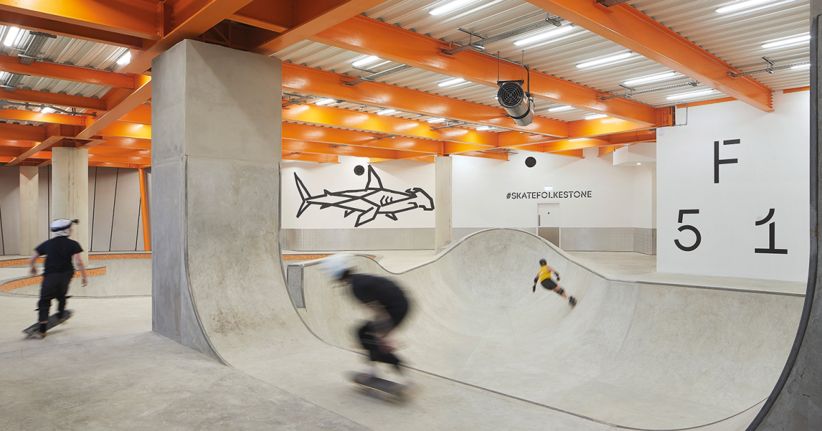 The world’s first multi-storey indoor skatepark