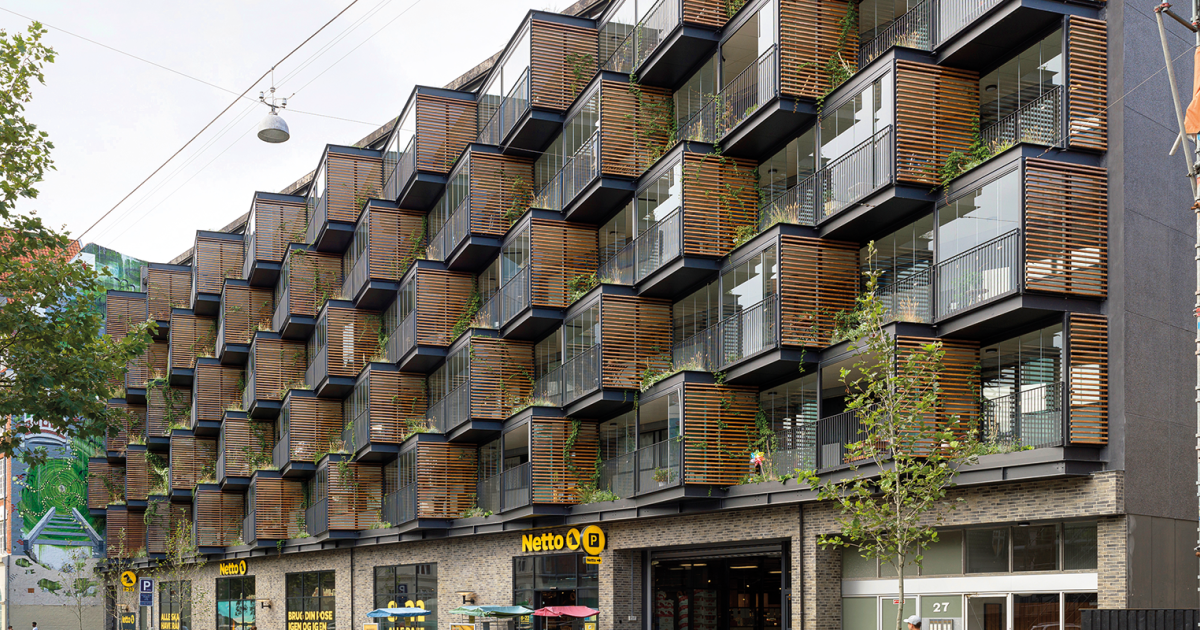 The transformation of a 1960s concrete block