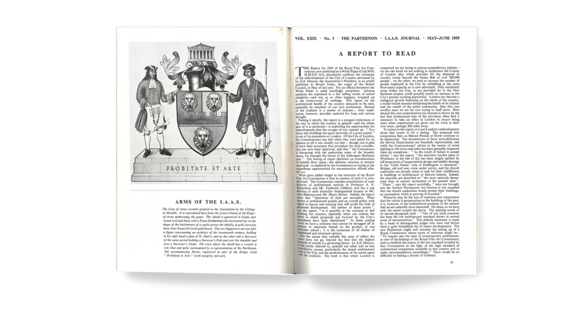 100 years of CABE: turning back the pages to 1955